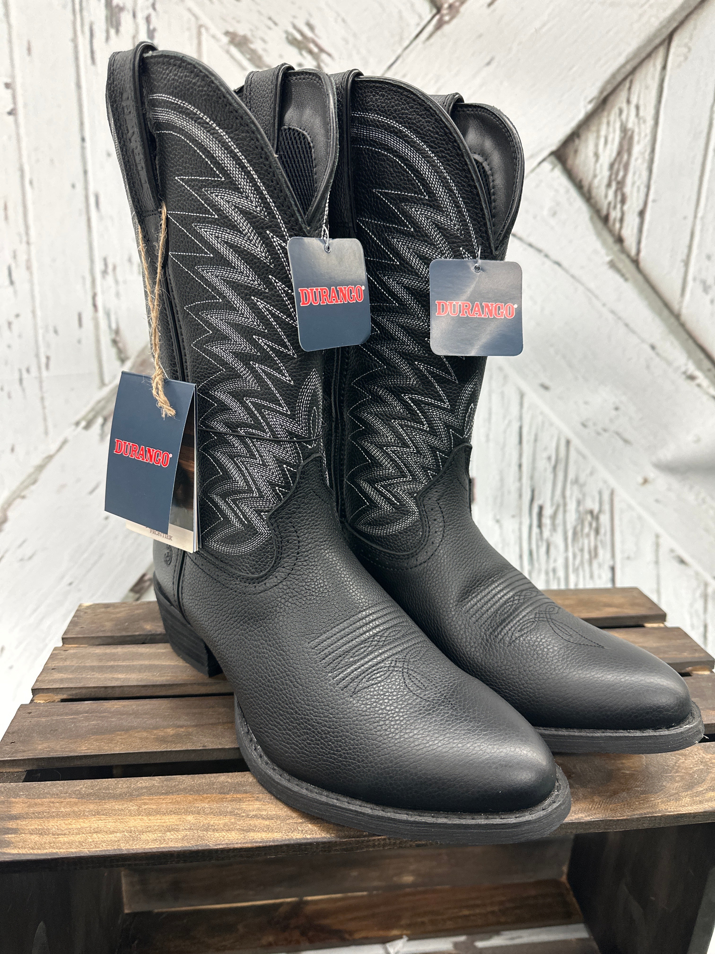 DURANGO REBEL FRONTIER BLACK ONYX BOOT – Hitch'n Post