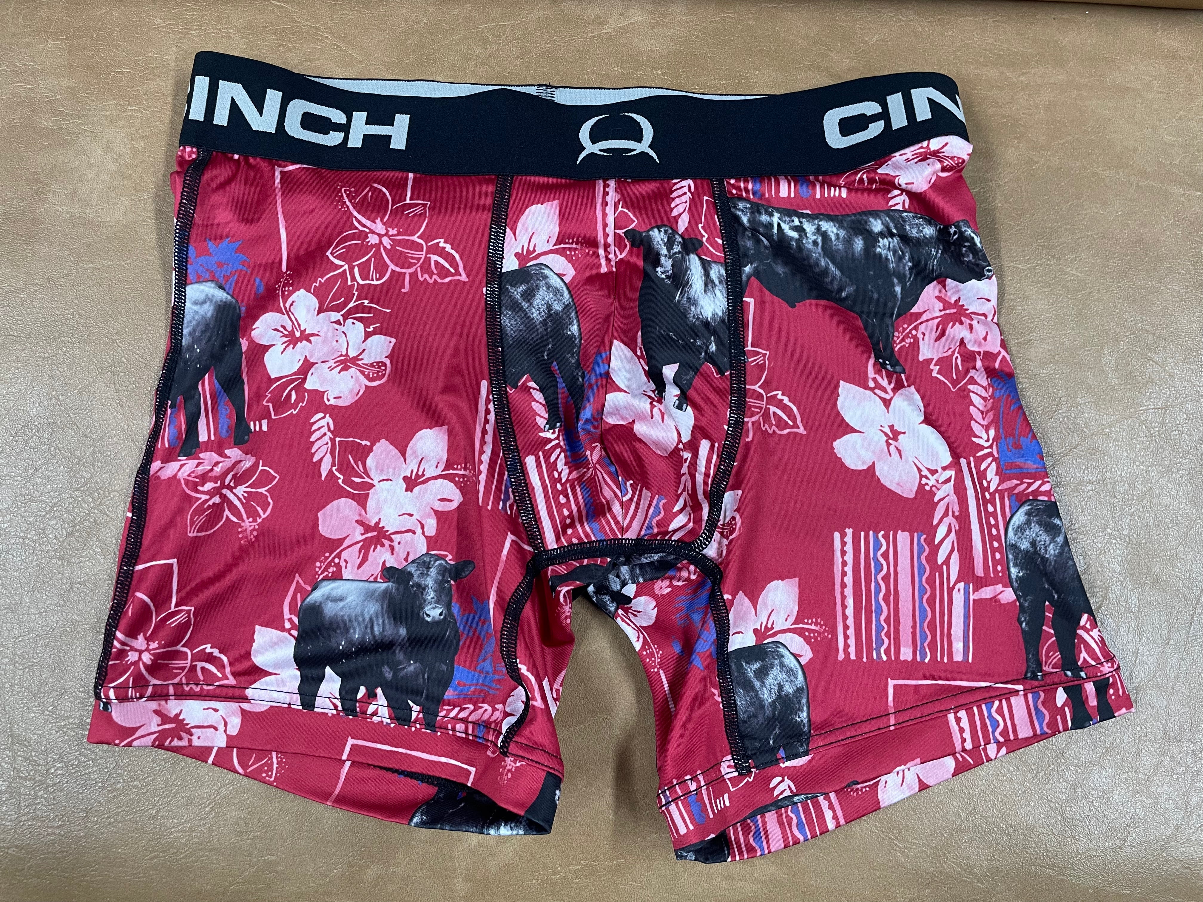 CINCH 6" ANGUS BOXER BRIEF-RED – Hitch'n Post