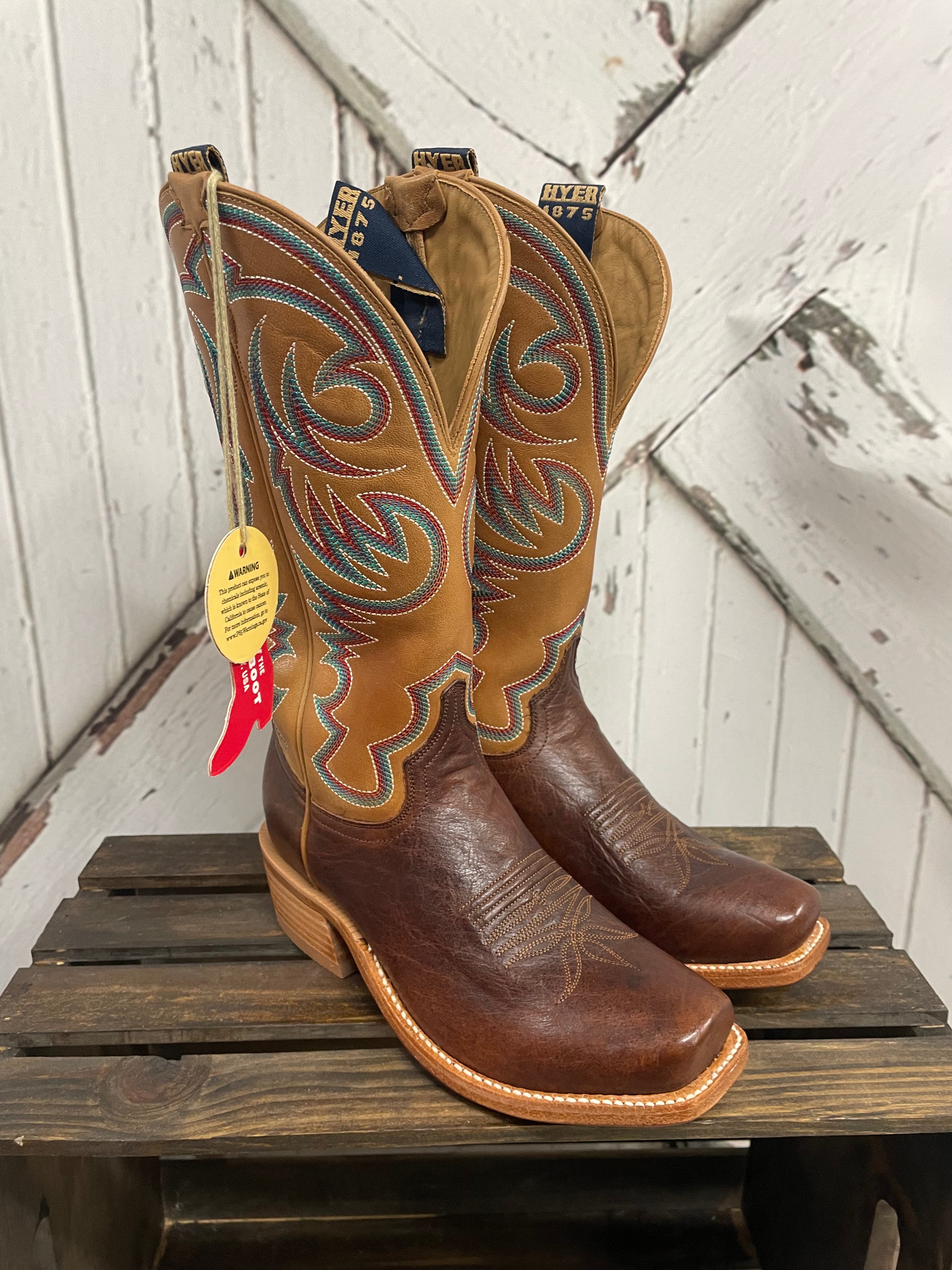 HYER HAYS 13" BROWN HONEY BISON BOOT – Hitch'n Post